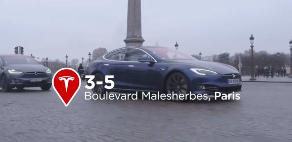 Le nouveau showroom Tesla dans Paris ouvrira le 21 mars