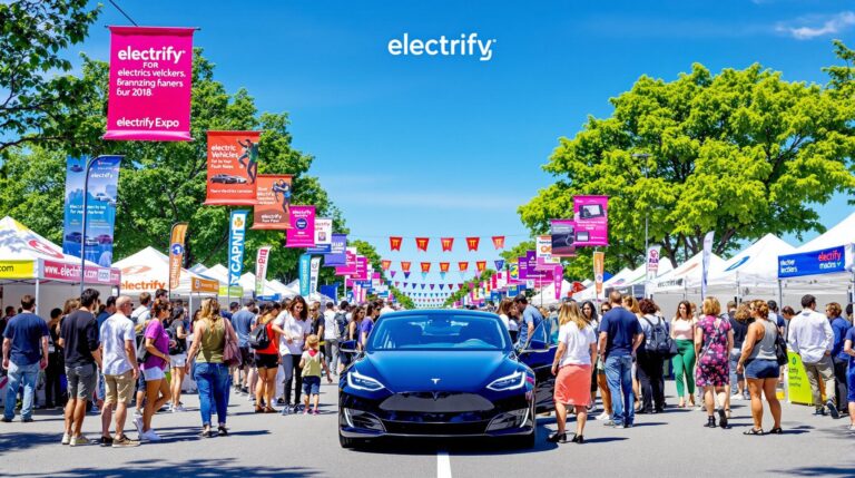 Tesla et Electrify Expo : essais de voitures électriques tout le week-end