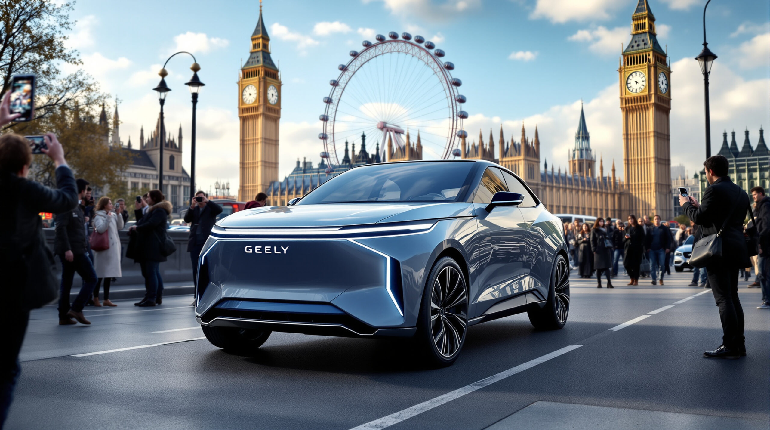 Geely met le cap sur 100 000 ventes au Royaume-Uni pour défier Tesla et BYD